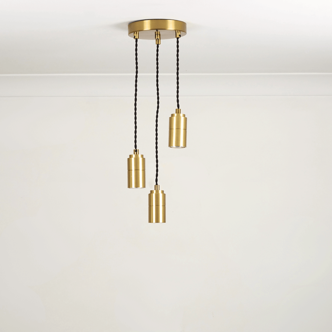 Brass Cluster Ceiling Light | Designer Pendant Lights – Ambientsy
