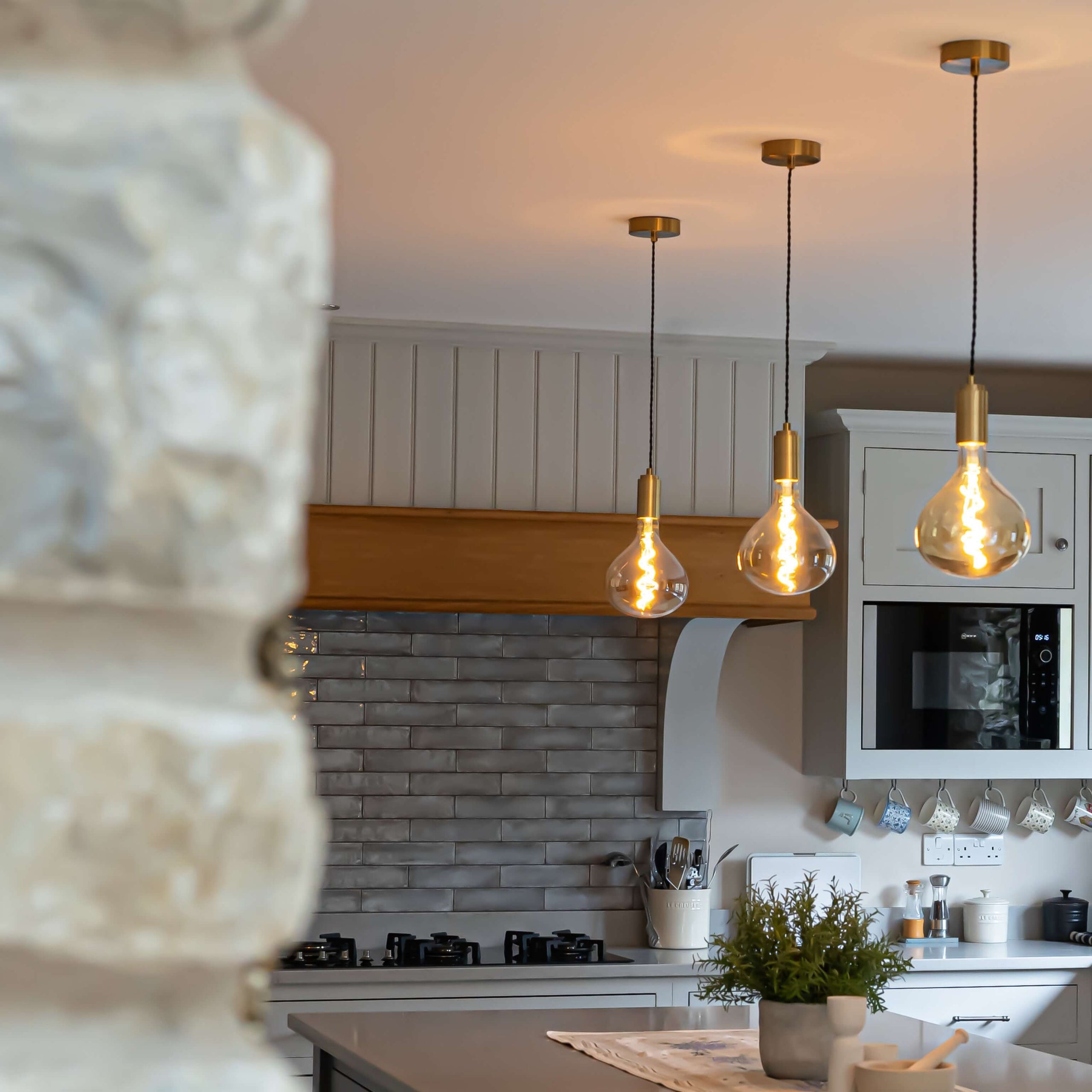 Brass Cluster Ceiling Light | Designer Pendant Lights – Ambientsy